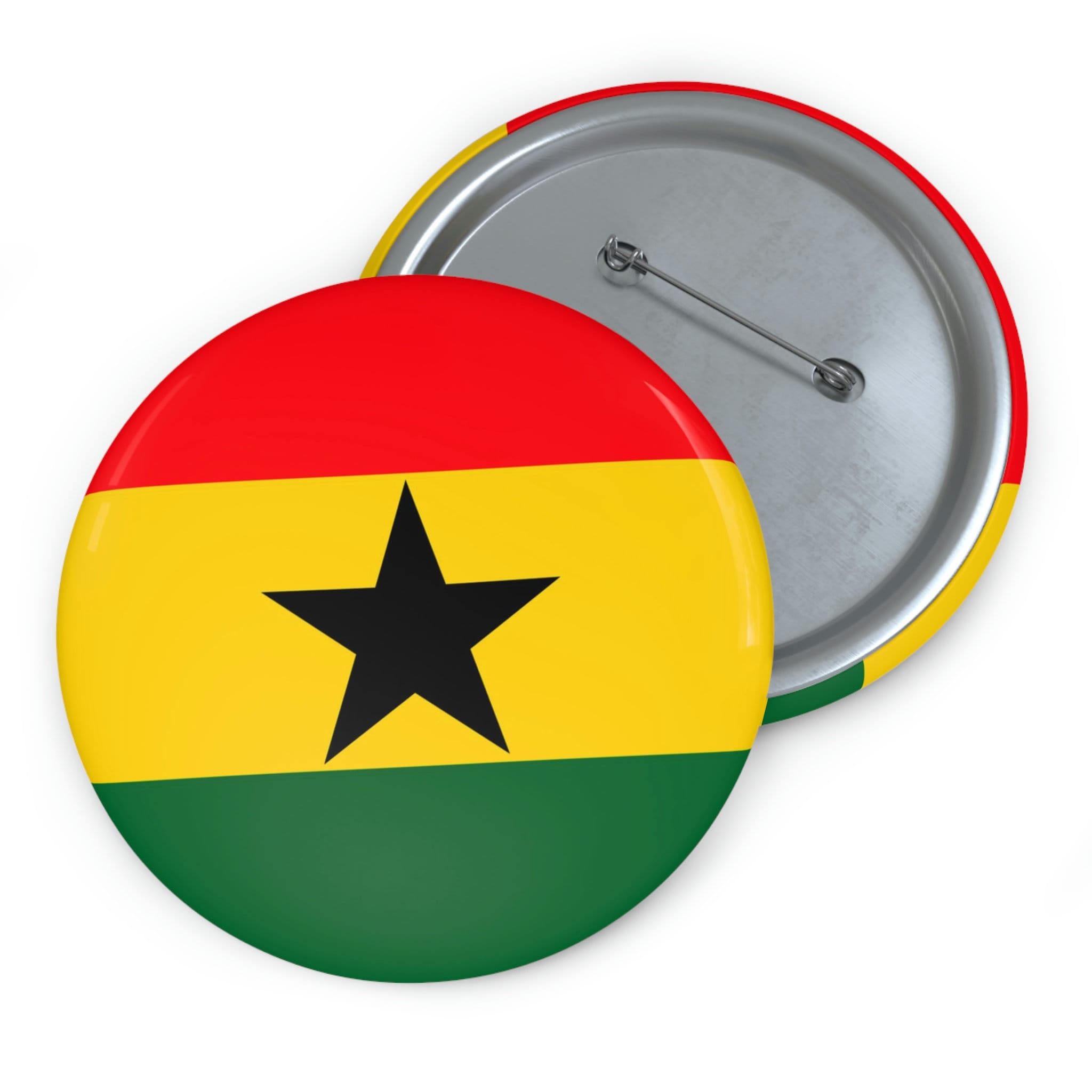 Ghana Button, Country Flag Pins, Africa Countries, Button Collection ...