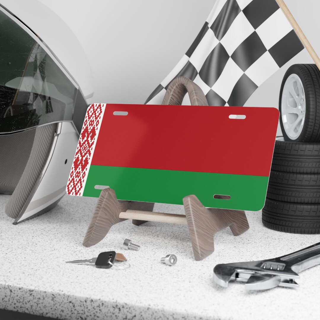 Belarus License Platte, Country Flag, Travel Souvenir, New Car Decor ...