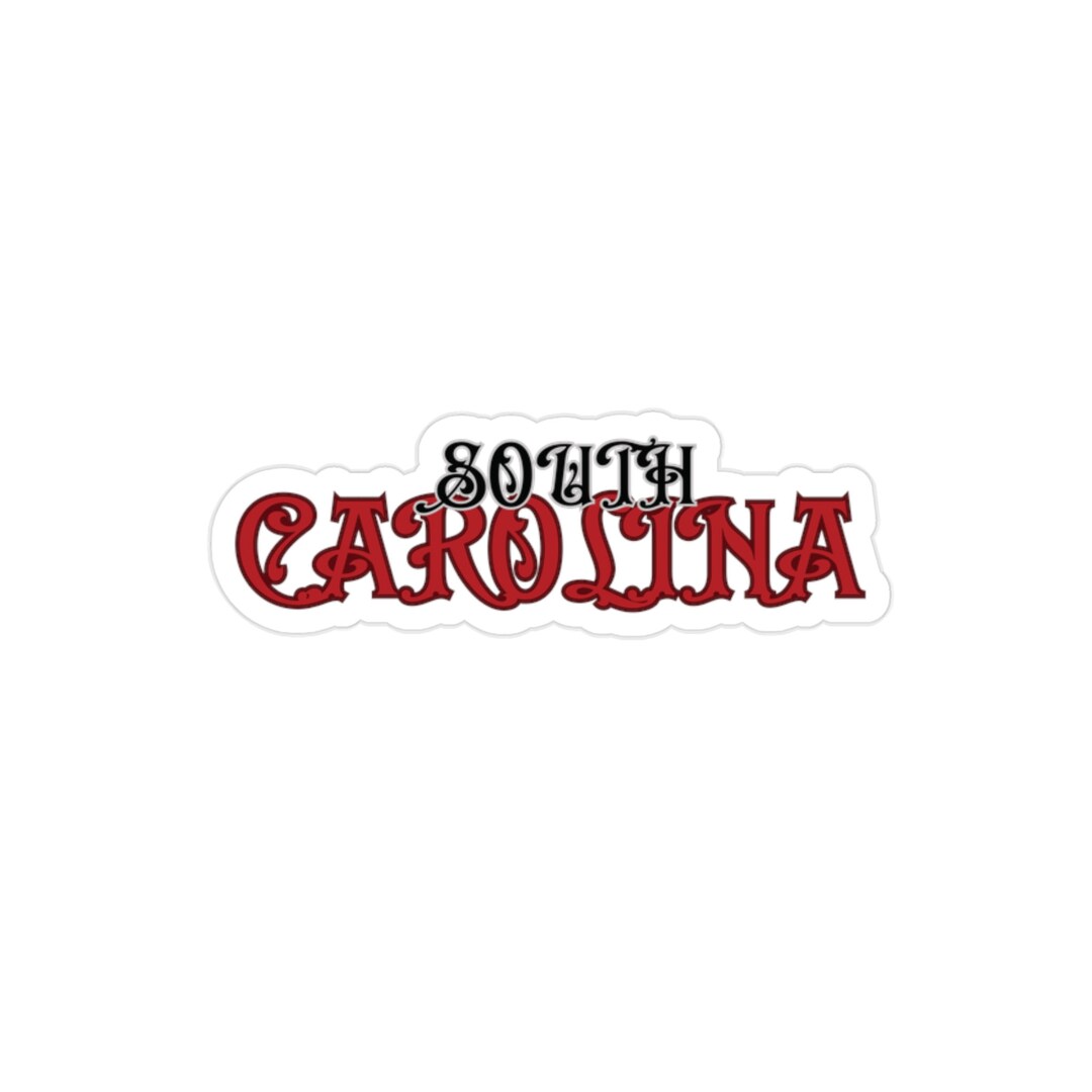 South Carolina Sticker, State Pride, Travel Souvenir, Outdoor Decals ...