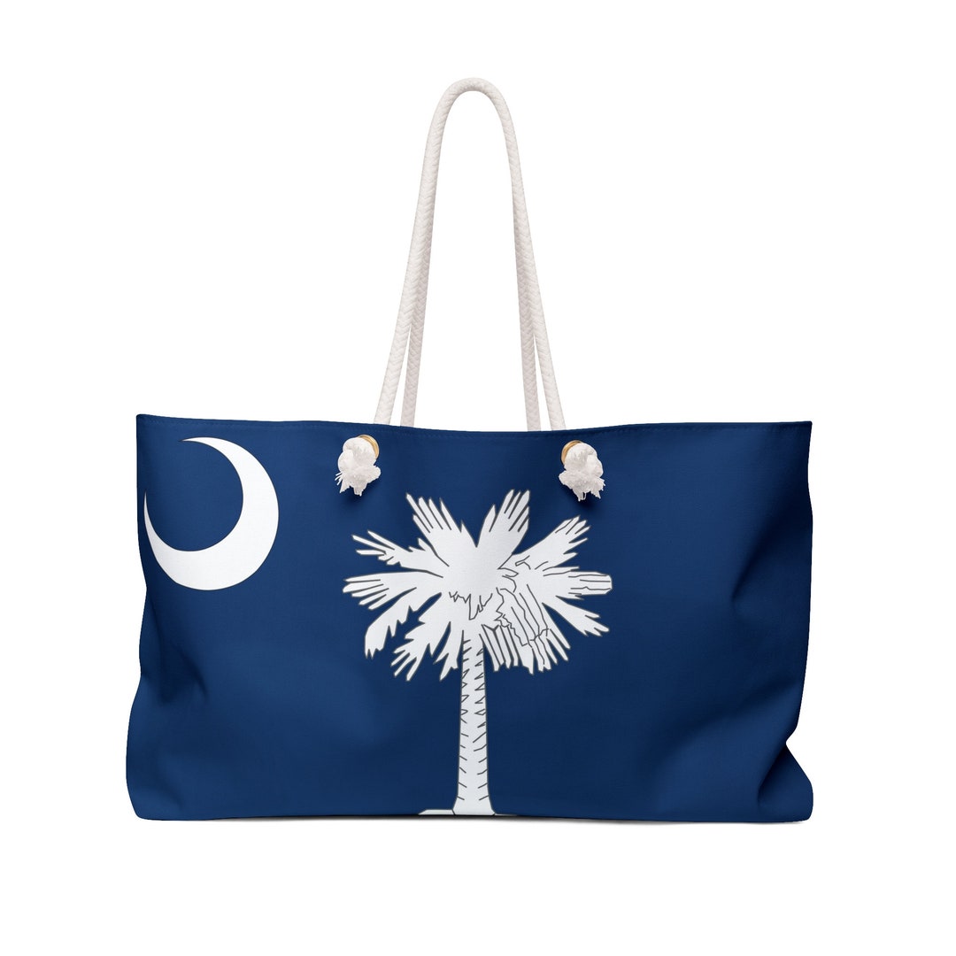 SC Tote Bag, South Carolina Flag, State Tote Bag, Vacation Theme Gift ...