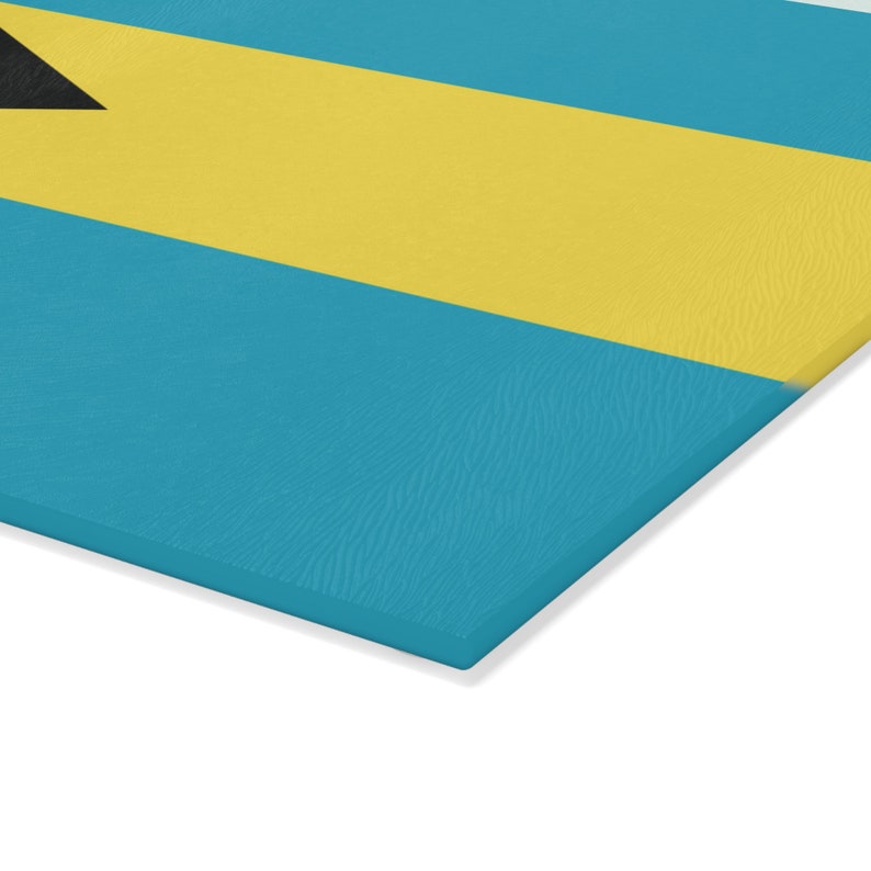 Bahamas Flag, Travel Theme Party, Glass Cutting Board, Kitchen Decor ...