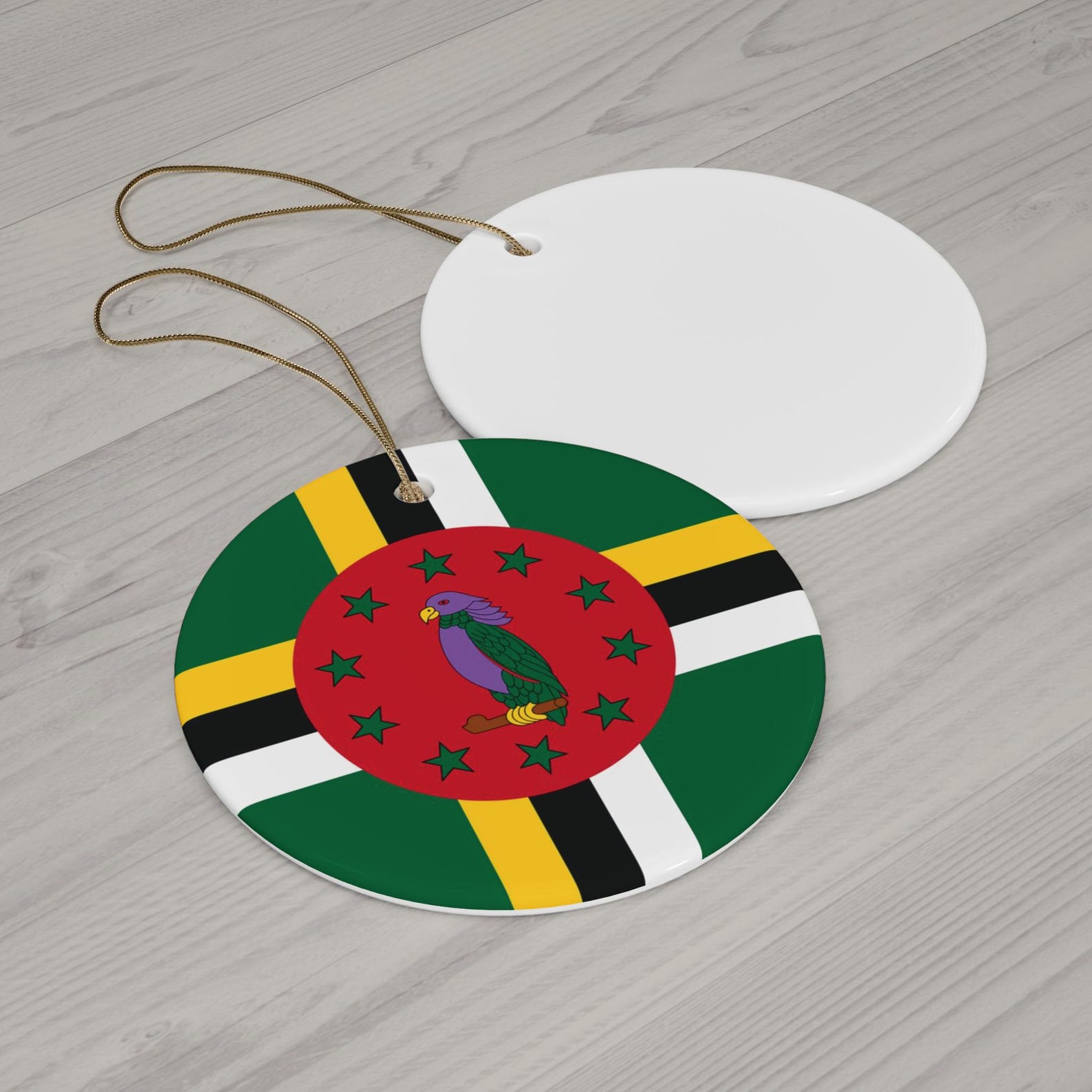 Dominica Ornament, Caribbean Souvenir, Travel Enthusiasts, World Flag ...