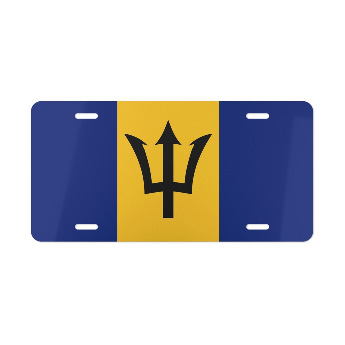Barbados License Plate, Caribbean Souvenir, Flag License Plate, New Car ...