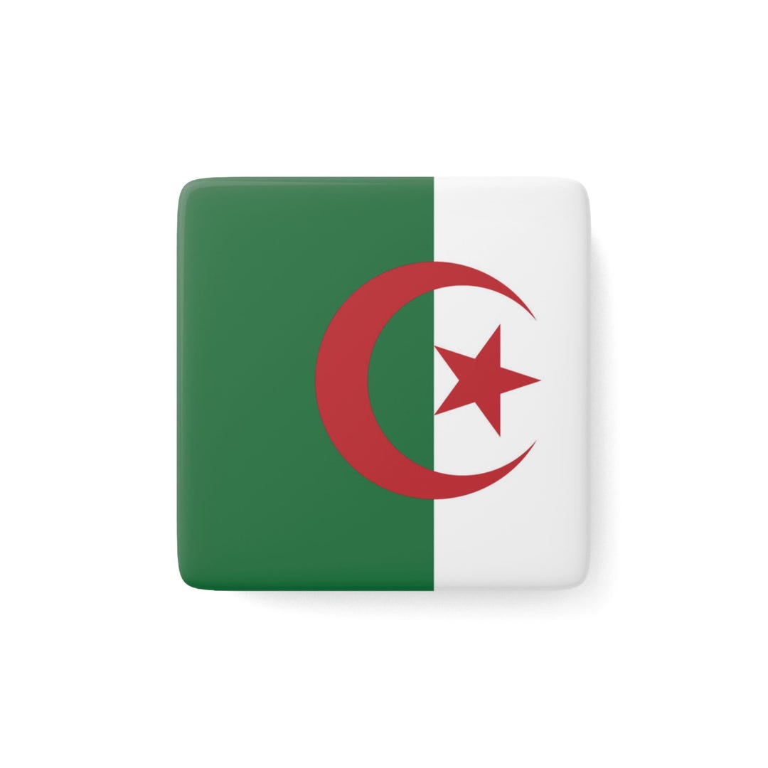 Algeria Magnet, African Souvenir, Algerian Flag, World Traveler Gift ...