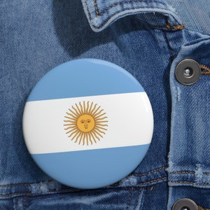 Argentina Souvenir, Argentina Pin, Flag Button, Travel Memory Gift ...