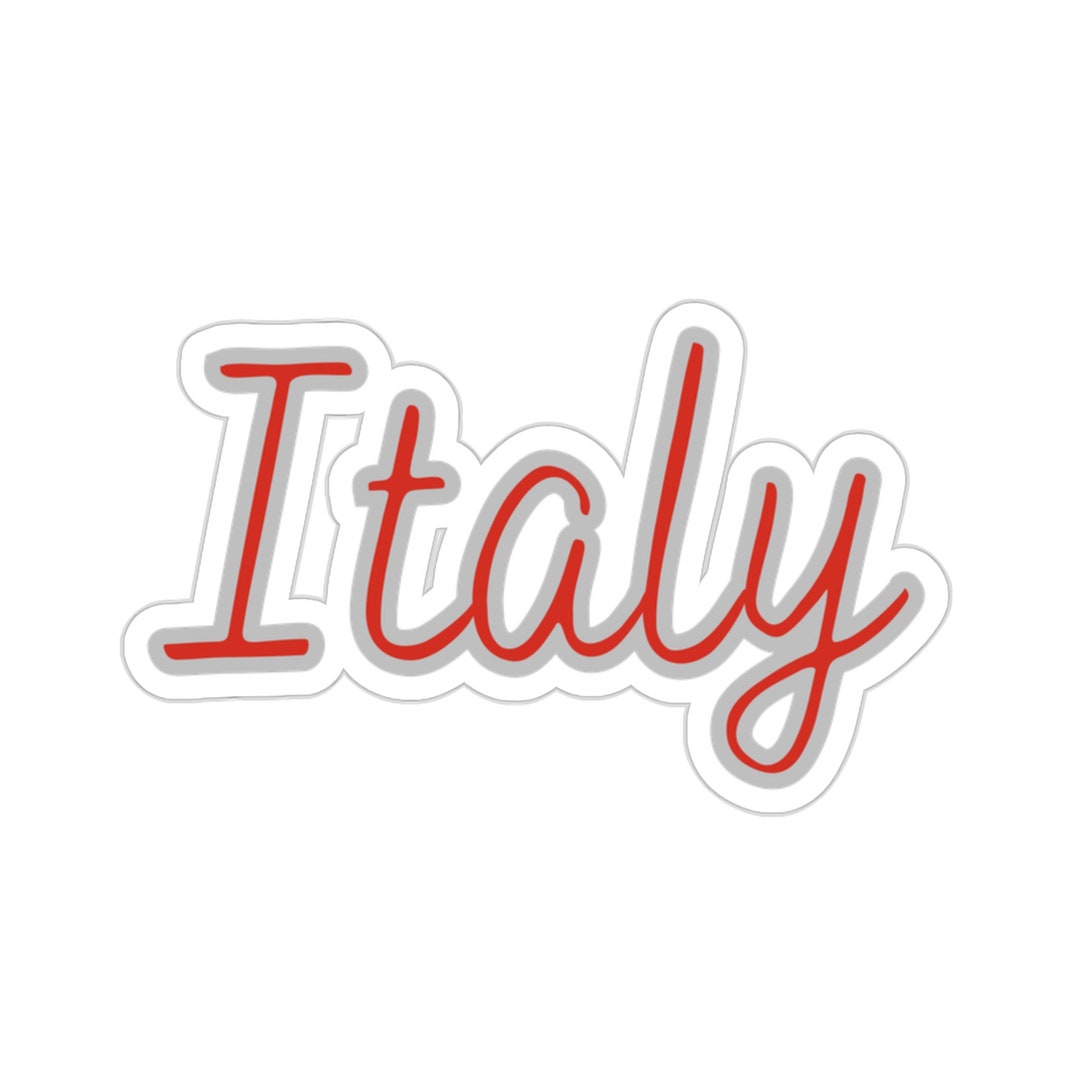 Italy Stickers, Travel Themed Gift, Die-cut Stickers, Laptop Decal ...