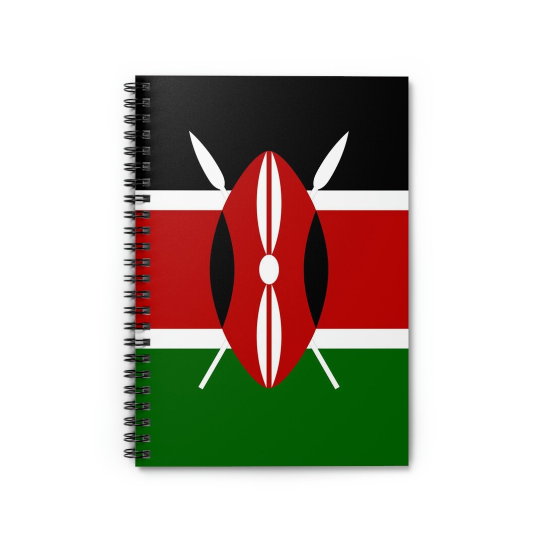 Kenya Notebook, Globetrotter Gift, African Pride, Nairobi Kenya, Home ...