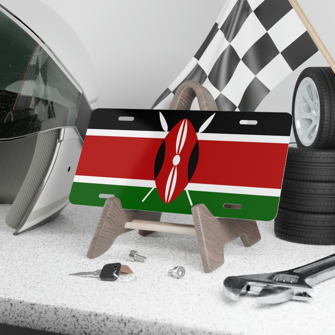Kenya License Plate, African Heritage, Travel Souvenir, Kenyan Gifts ...