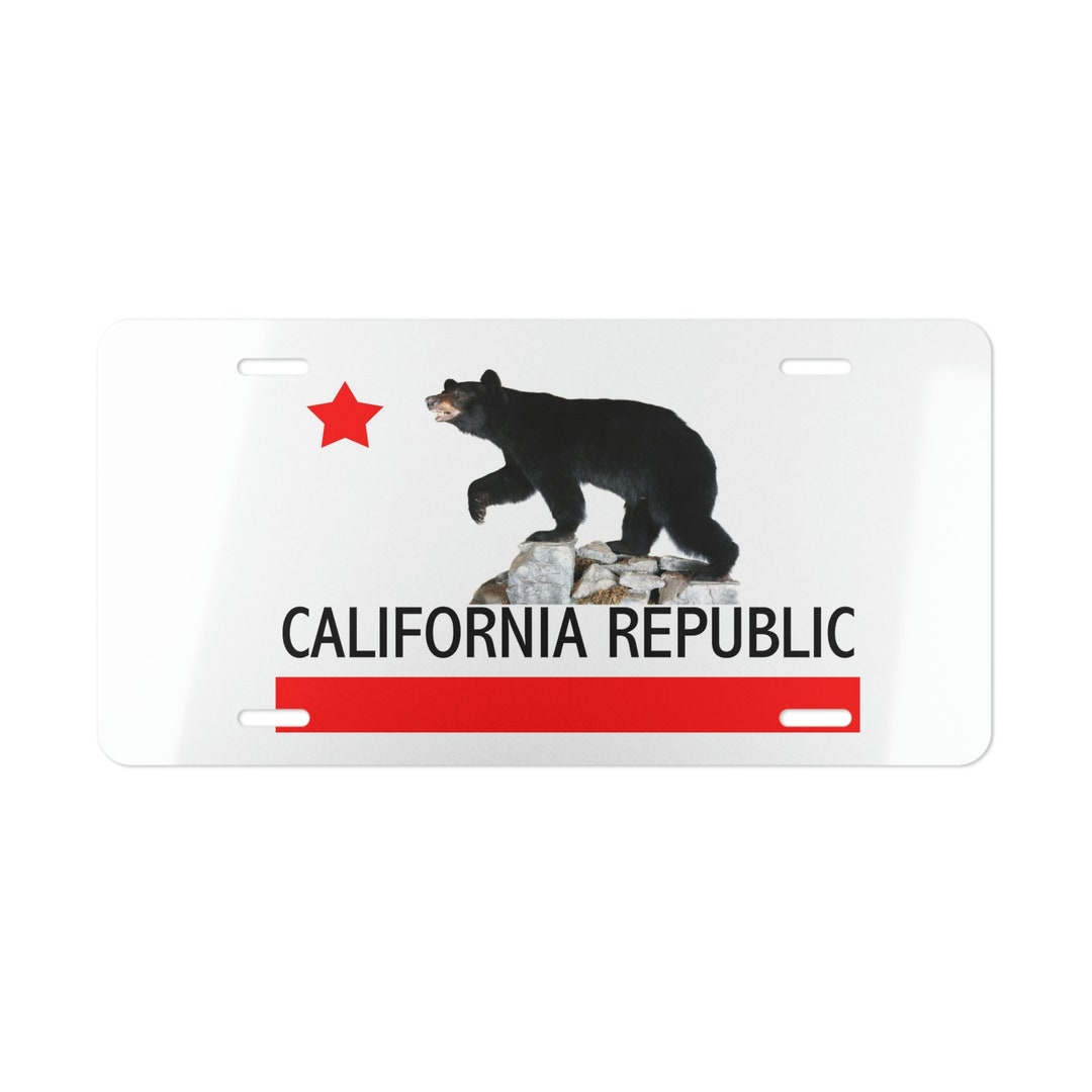 California License Plate, Vacation Theme Gifts, State License Plate ...