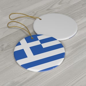 Greece Ornament, Travel Inspired Gift, Athens Greece, Greek Souvenir ...