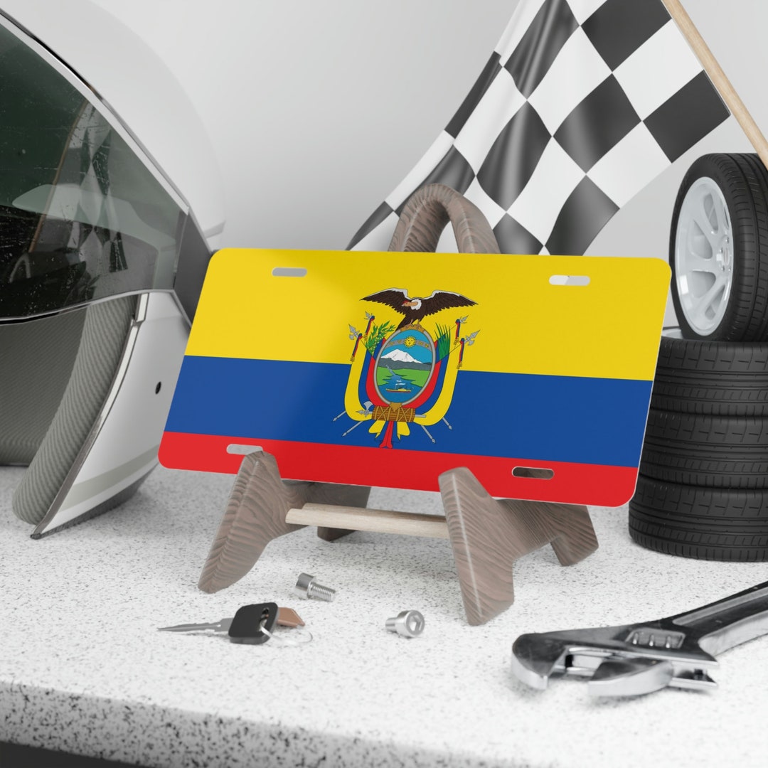 Ecuador License Plate, Travel License Plates, Car Enthusiast Gift ...