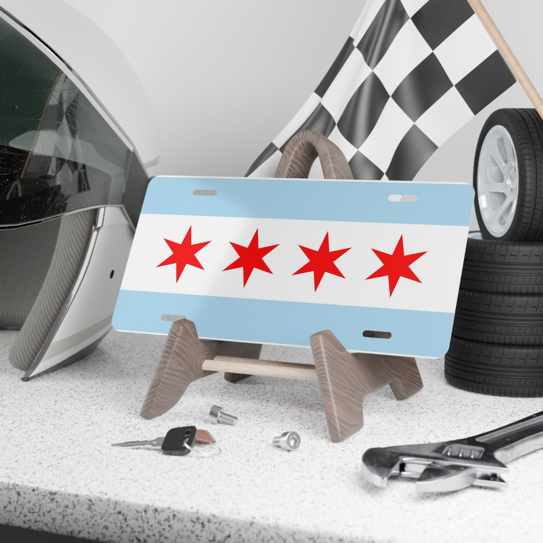 Chicago License Plate, City Souvenir, Travel Lover Gift, Car Enthusiast ...