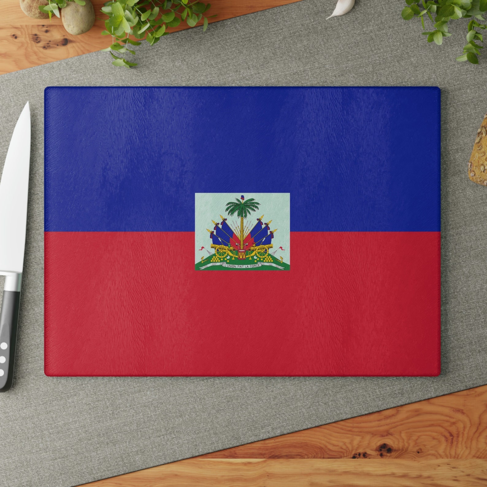 Haiti Flag, Glass Cutting Board, Travel Theme Party, Haitian Gifts ...