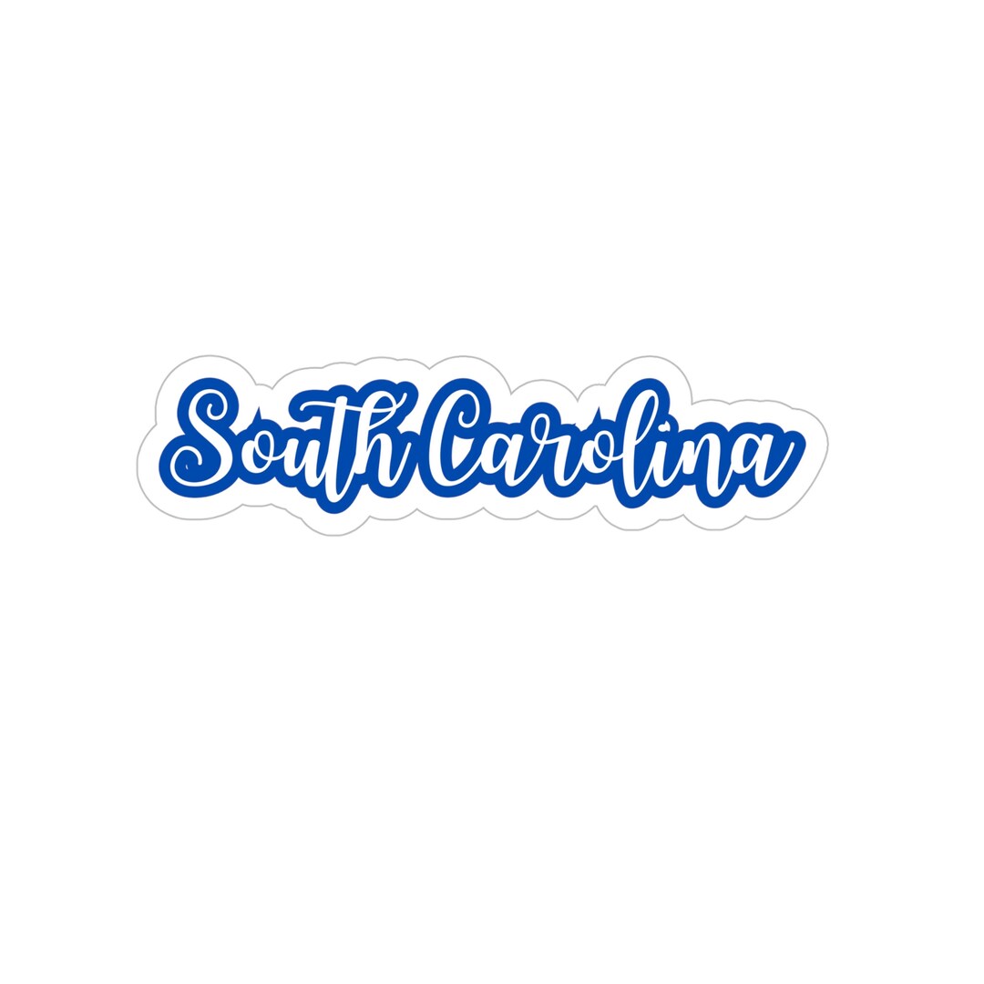 South Carolina Decal, SC Sticker, US State Name, Outdoor Decal, Travel ...