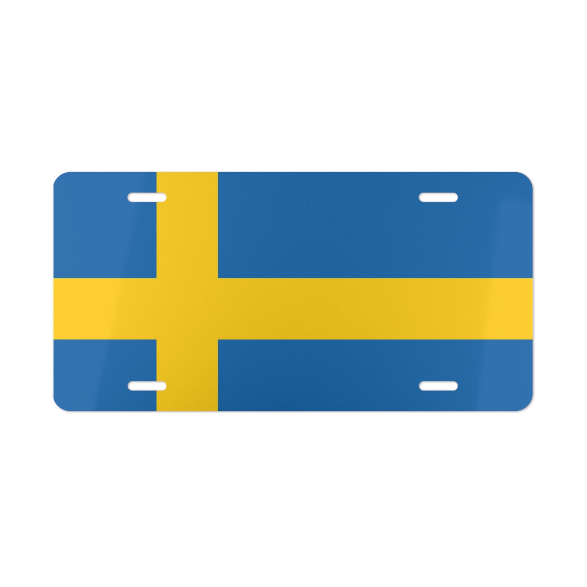 Sweden License Plate, Travel Enthusiast, New Car Decor, Swedish Gifts ...