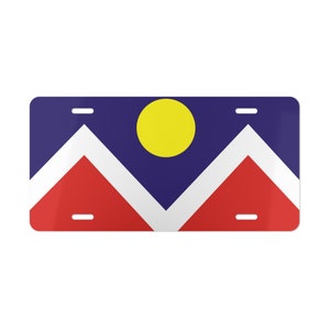 Denver License Plate, Welcome to Denver, City License Plate, Denver ...