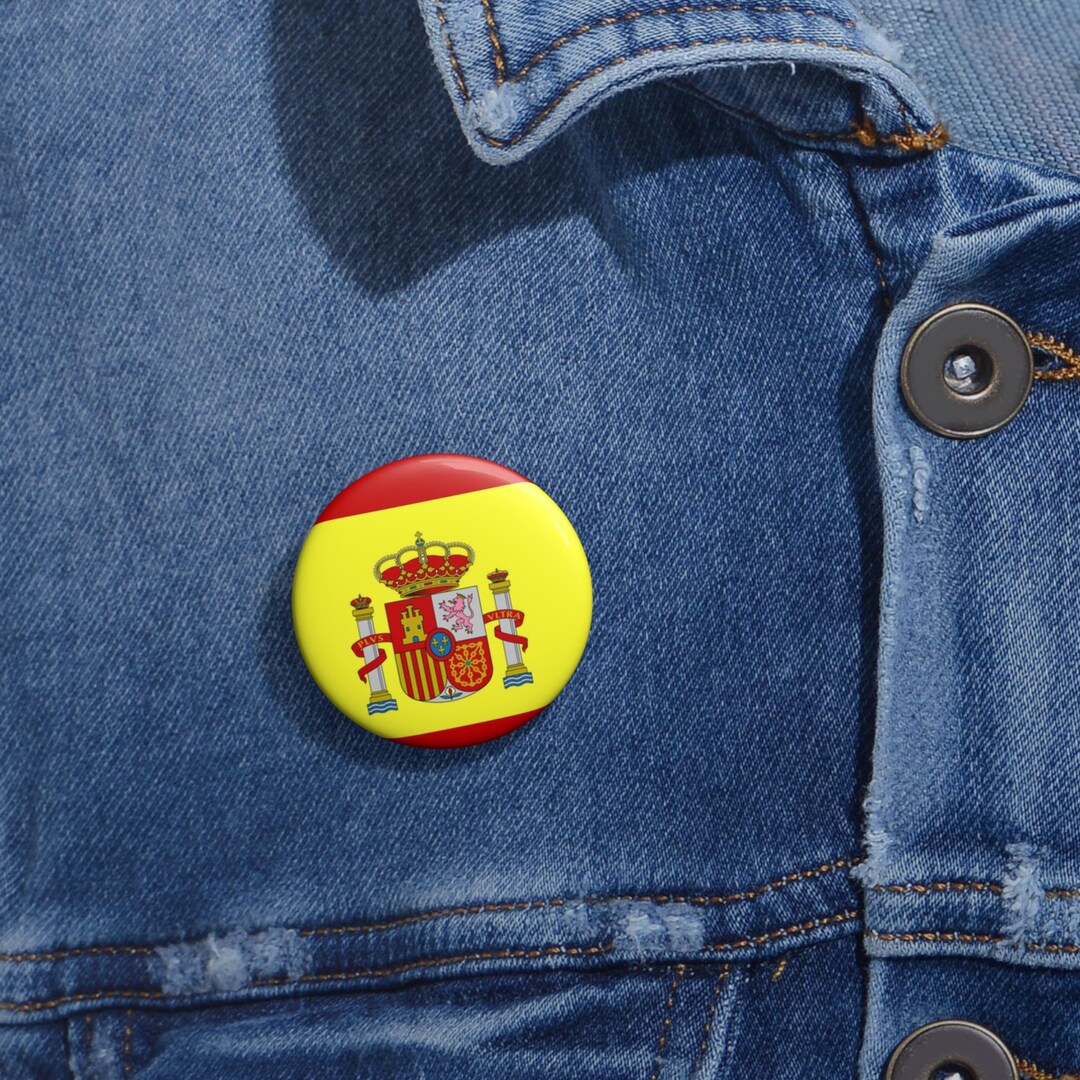 Spain Button, World Flag Buttons, Travel Souvenir, Keepsake Gifts ...