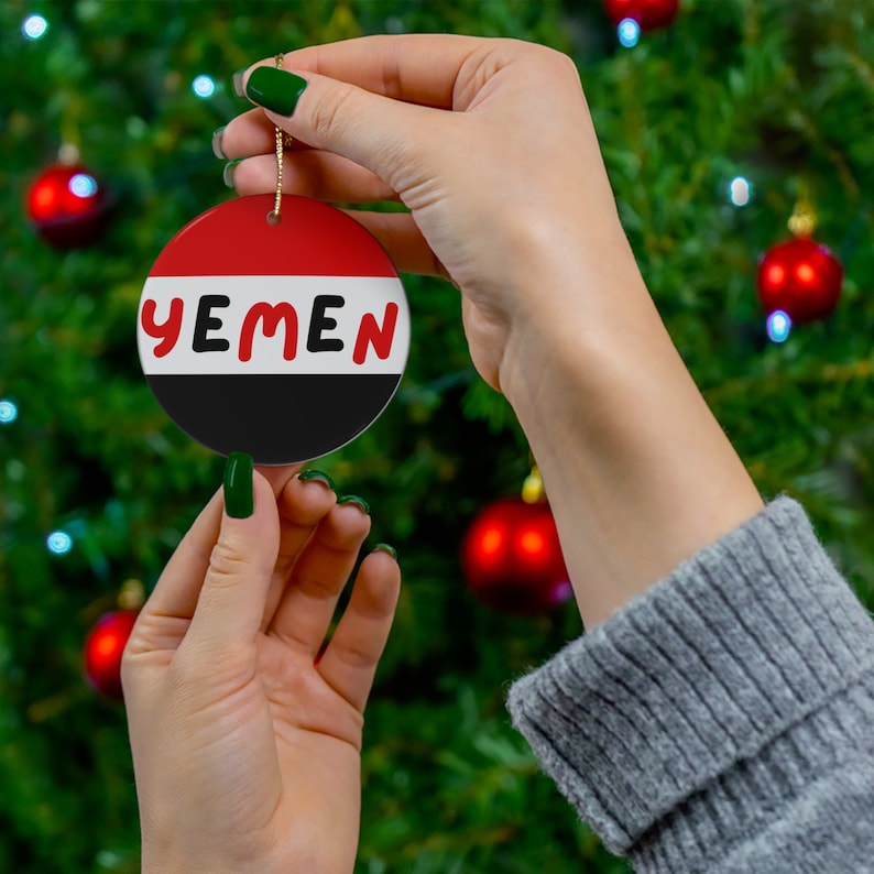 Yemen Ornament, World Travel Gift, Globetrotters, Souvenir Ornament ...