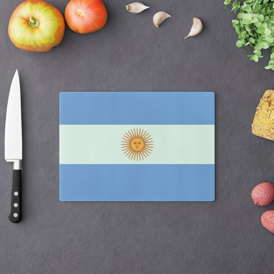 Argentina Souvenir, Flag Cutting Board, Travel Themed Decor, World ...