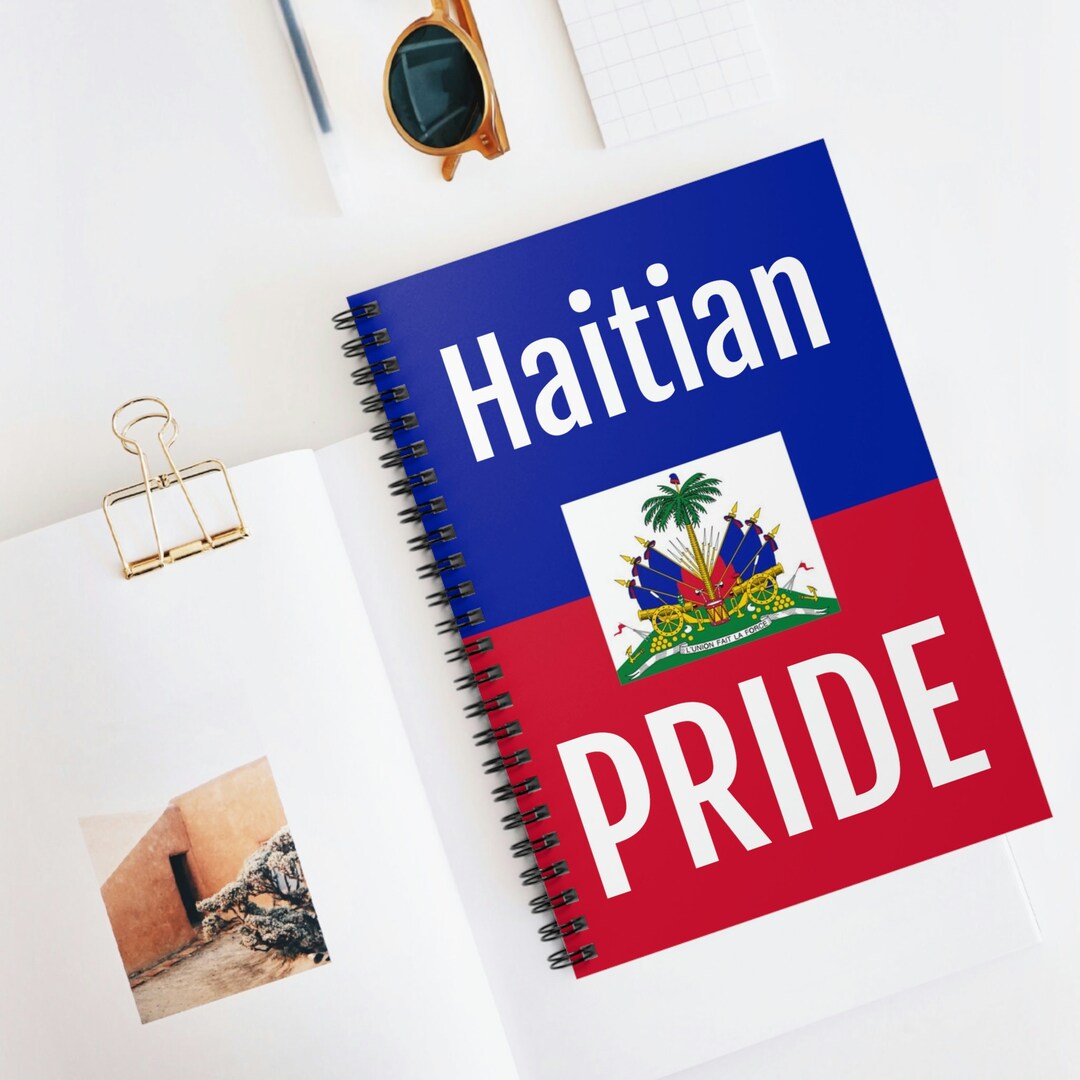 Haiti Notebook, Haitian Pride, Caribbean Souvenir, Travel Lovers Gift ...