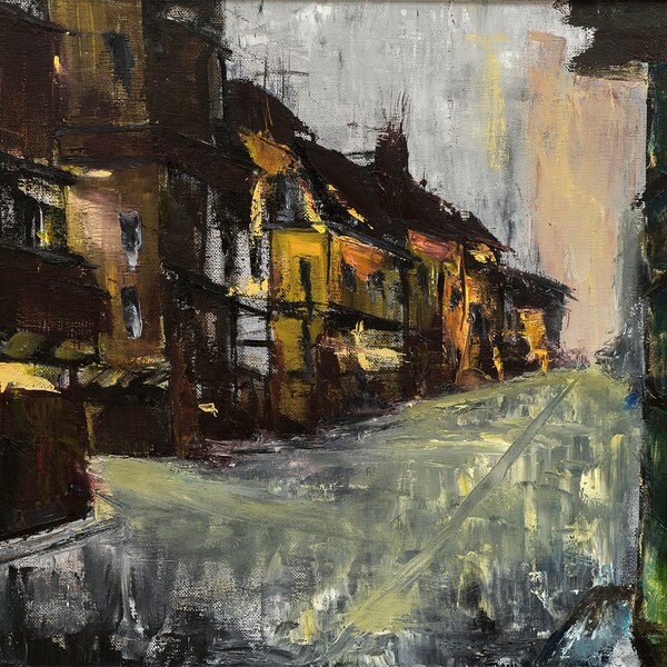 Framed Art Street Scene - Etsy