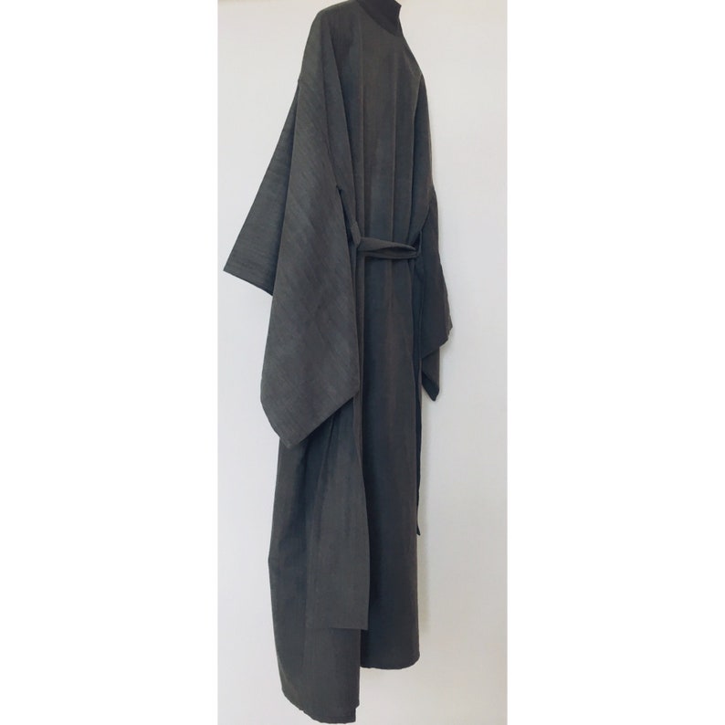 Osjá Grey Kimono Handwoven Organic Cotton - Etsy