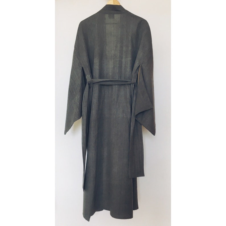 Osjá Grey Kimono Handwoven Organic Cotton - Etsy