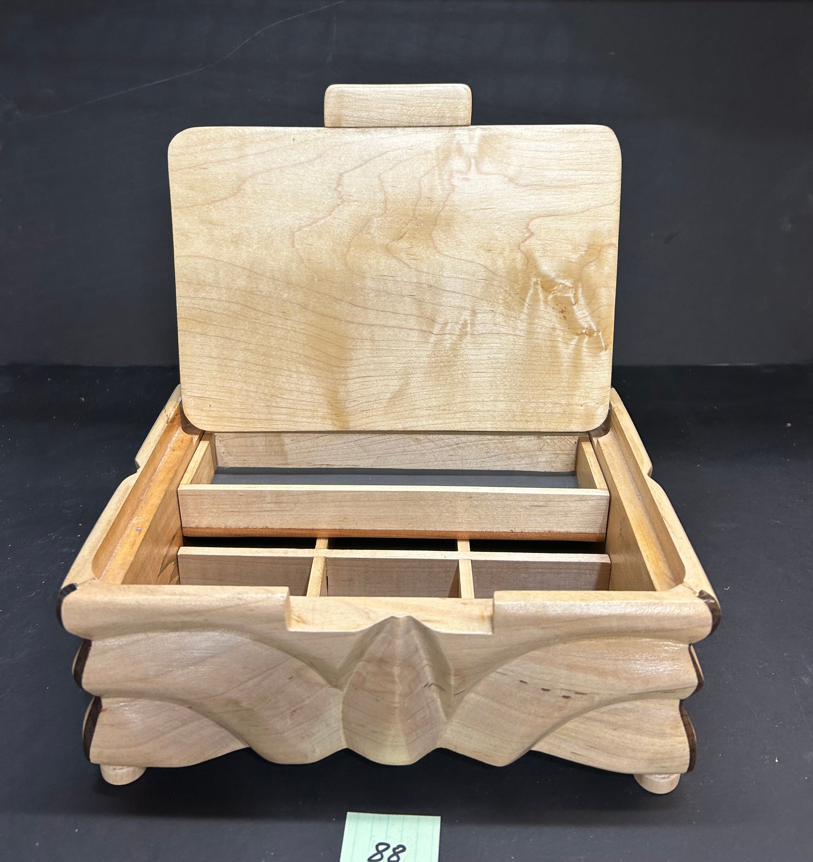 Maple Walnut Walnut Inlays Jewelry Box - Etsy