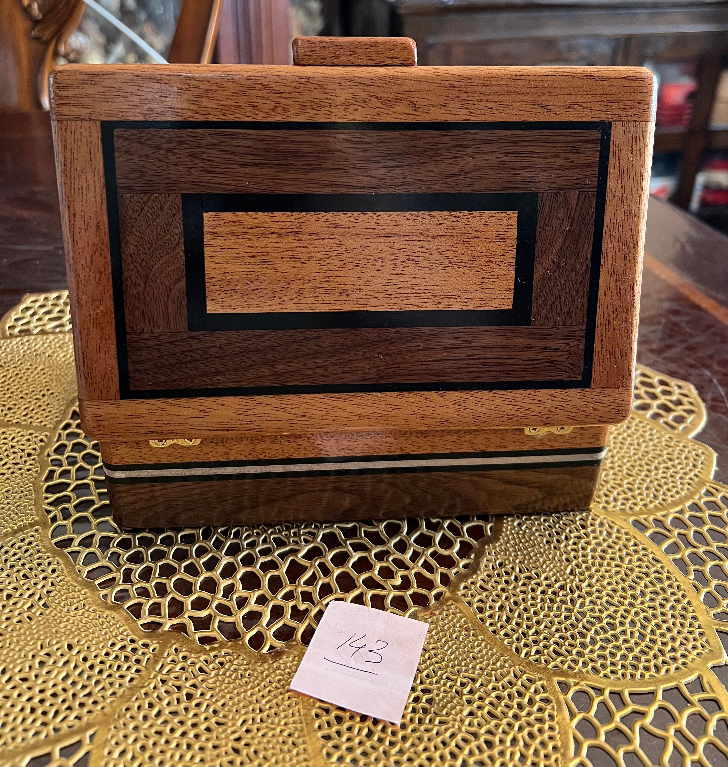 Mahogany Walnut Jewelry Box - Etsy