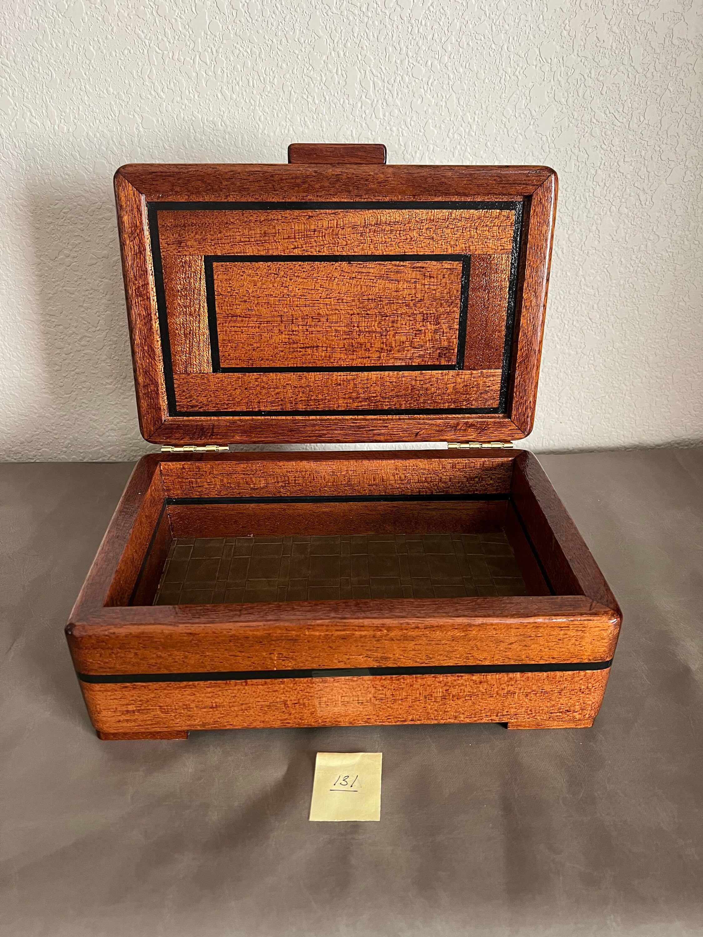 Mahogany Jewelry Box - Etsy
