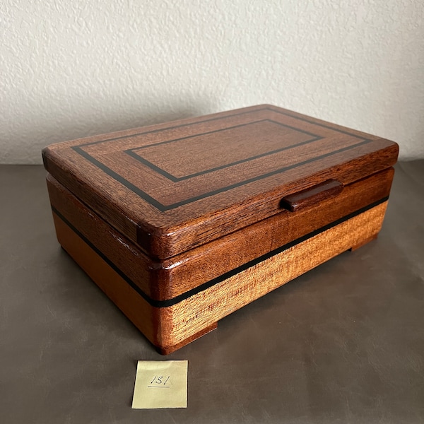 Mahogany Jewelry Box - Etsy