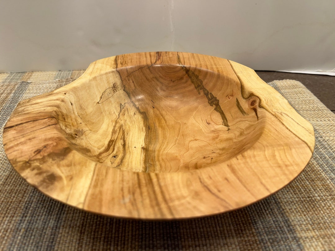 Cherry Bowl With Natural Edges. - Etsy