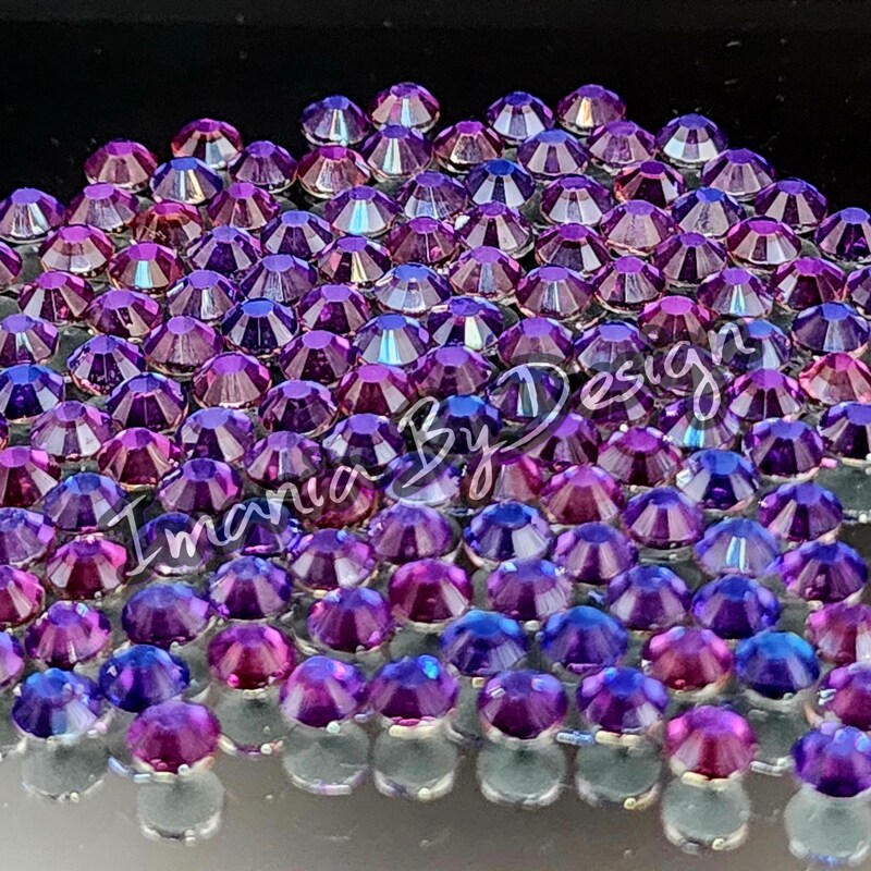 Purple Rhinestones - Etsy