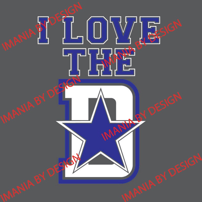 I Love the D ai/svg/png/jpg - Etsy