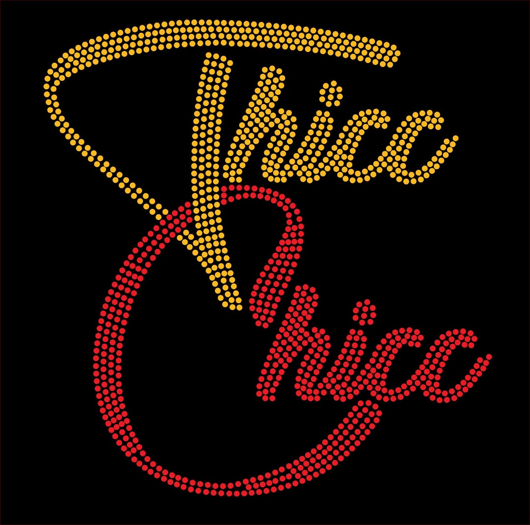 PRE-CUT Flock Template for Ss10 Rhinestones Thicc Chicc - Etsy