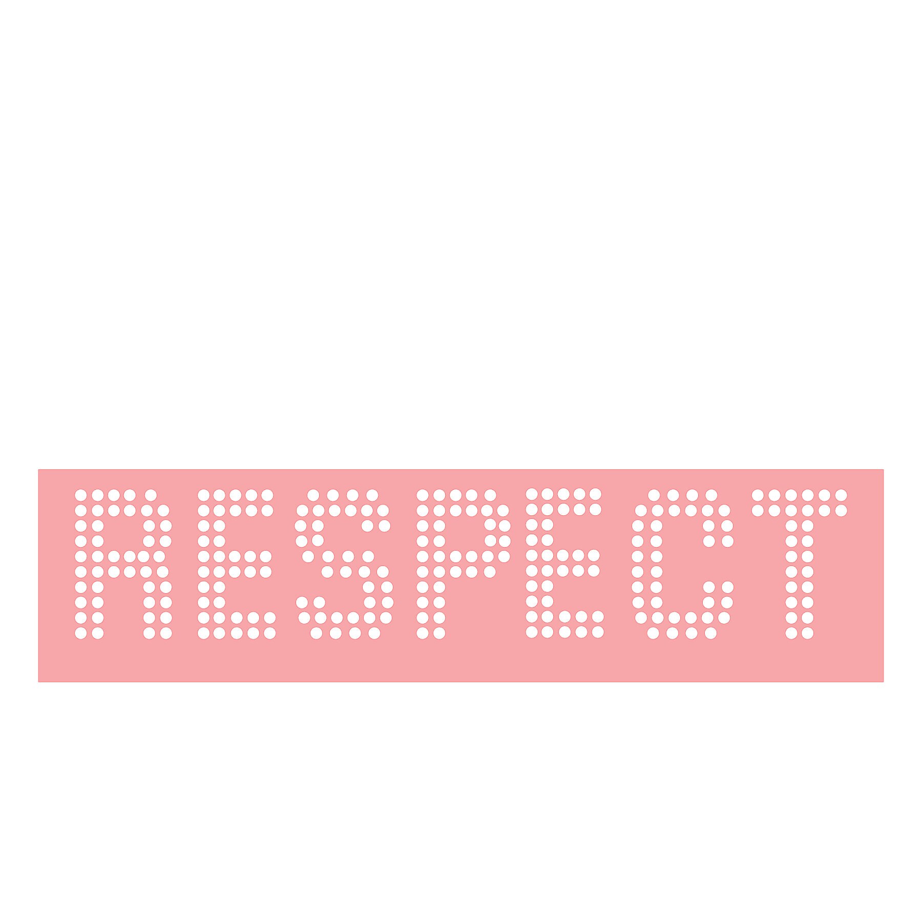RESPECT Ss16 Rhinestone Template SVG - Etsy