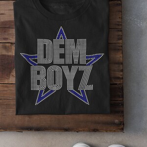 Dem Boyz Rhinestone Template DIGITAL DOWNLOAD (ss10) - Etsy