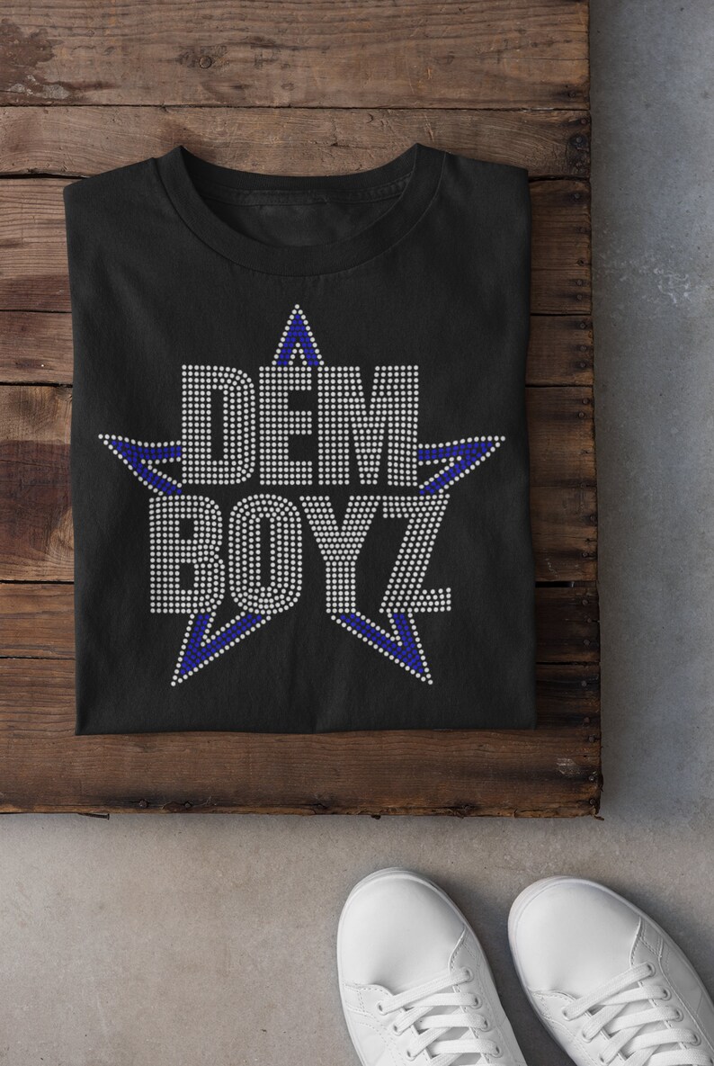 Dem Boyz Rhinestone Template DIGITAL DOWNLOAD ss10 - Etsy