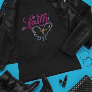 Faith Ss10 Rhinestone Template (SVG) - Etsy