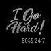 I Go Hard Ss10 Rhinestone Template (SVG) - Etsy