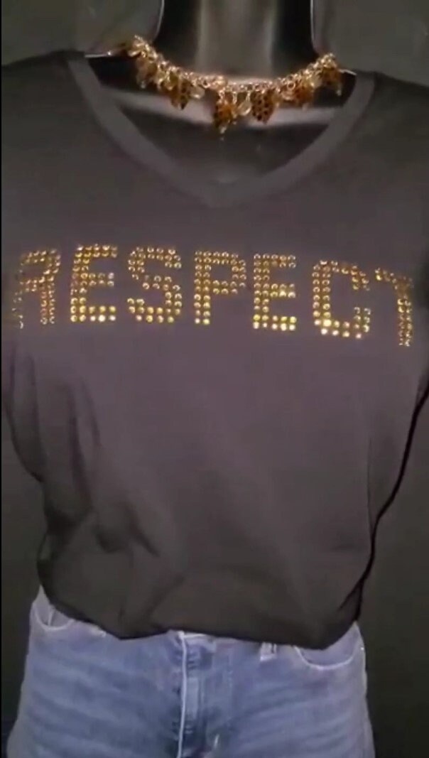 RESPECT Ss16 Rhinestone Template SVG - Etsy