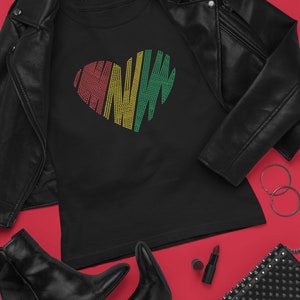 Reggae Heart Rhinestone Template Ss10 (SVG) - Etsy