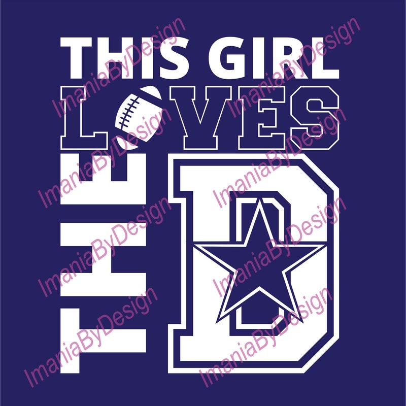 Dallas Cowboys Girl Svg - Etsy