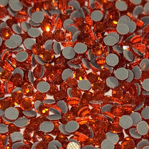 Orange Rhinestones - Etsy