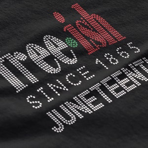 Free-ish Since 1865 Juneteeth Rhinestone Ss10 Template (SVG) - Etsy