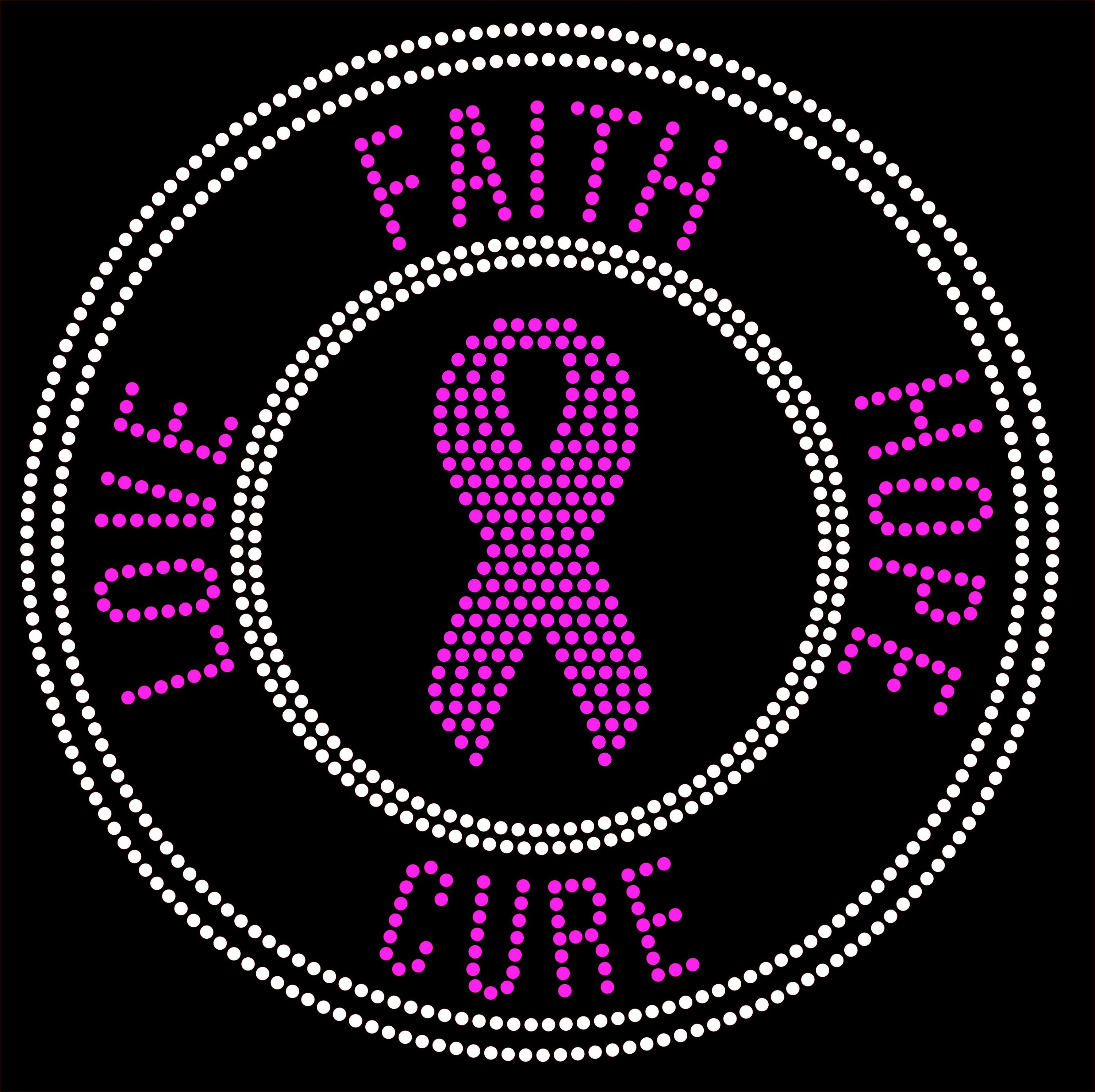 Faith Hope Love Cure Rhinestone Template (ss10) - Etsy