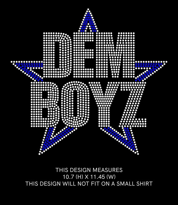 Dem Boyz Rhinestone Template DIGITAL DOWNLOAD ss10 - Etsy