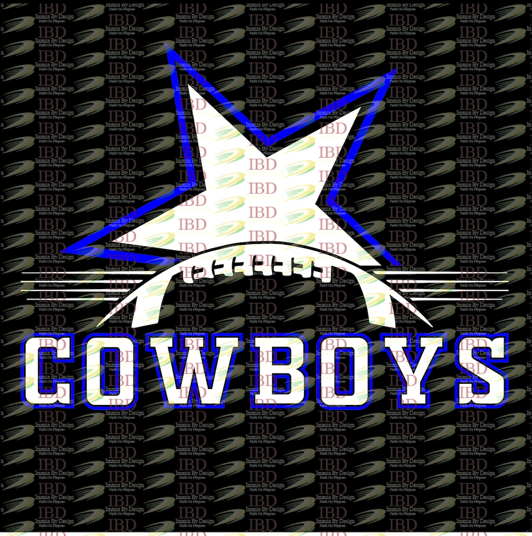 Cowboys Tilted Star (ai/svg/png/jpg) - Etsy