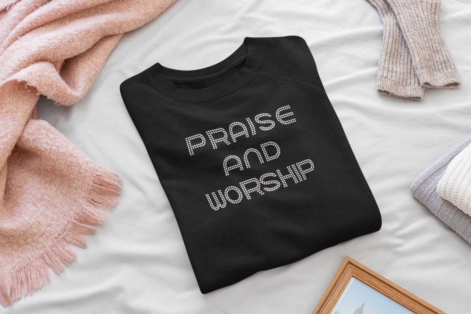 Praise and Worship Rhinestone Template Ss10 SVG | Etsy