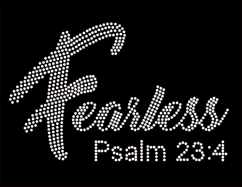Fearless Ss10 Rhinestone Template SVG - Etsy